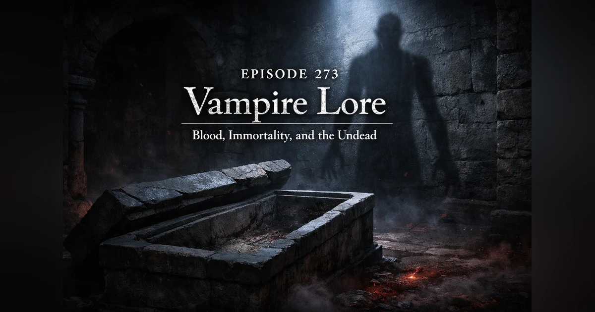 Vampire Lore Origins: Ancient Myths to Dracula | Shadow Frequency Ep. 273